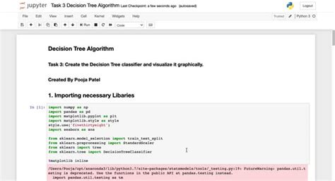 Video Pooja Patel On Linkedin Thesparksfoundation Supervisedlearning Decisiontrees Github