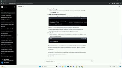Install Python Packages Offline Templates Sample Printables