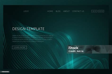 파형 라인 추상 기술 배경 방문 페이지 디자인 템플릿 웹 페이지 웹 페이지 페이지 표지 벽지 브로셔 어두운 기술 추상적 인 배경 파형 라인 벡터 방문 모던 양식에 대한 스톡