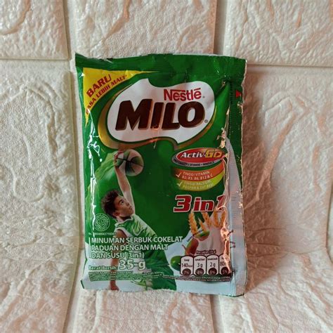 Milo 3in1 Sachet 35gr Shopee Malaysia