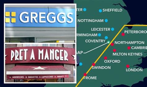 Researchers Attempt To Solve Northern Border Debate With Greggs Pret Index Uk News