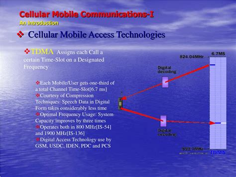 Ppt Cellular Mobile Communications I An Introduction Powerpoint