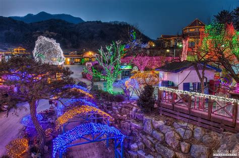 화려한 불빛의 향연 허브아일랜드 불빛동화축제