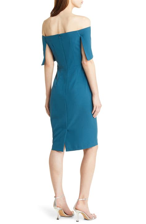 Vince Camuto Off The Shoulder Sheath Dress Nordstrom
