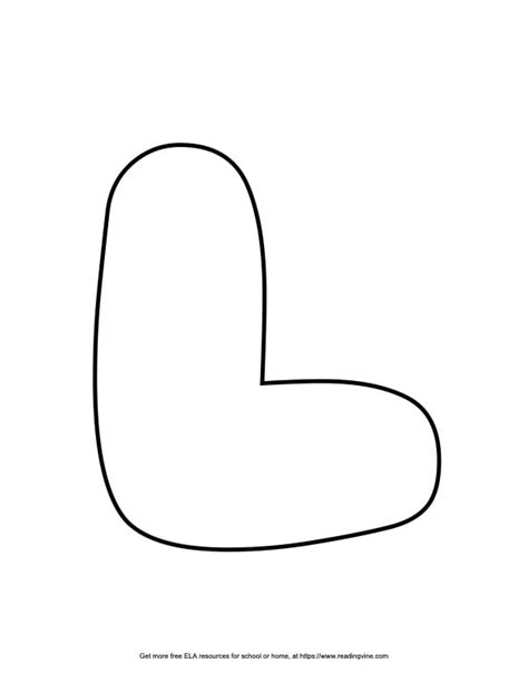 Bubble Letter L 19 Free Printable Styles