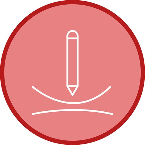 Draw Curve Vector Icon 19921973 Vector Art At Vecteezy