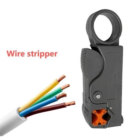 조정 가능한 케이블 스트리퍼 Diy 절단 깊이 와이어 스트리핑 도구 Stputp 네트워크 케이블 용 고성능 케이블 커터 크림 퍼 툴 부품 관리 안전한