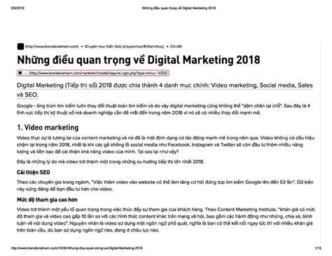 Những điều quan trọng về Digital Marketing International business Studocu