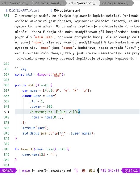 Zig Highlighting In Markdown Just Works In Lazyvim After Showcase