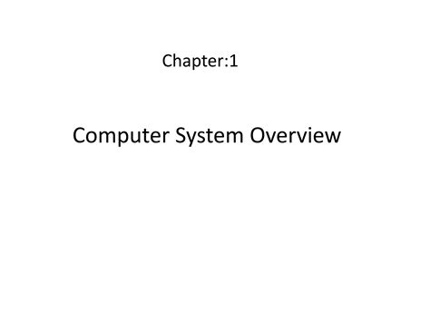 Computer System Organization Unit I Chapter 1 Pptx