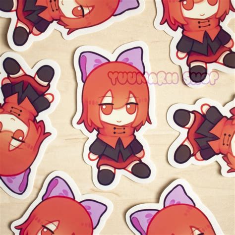 I Made Fumo Vinyl Stickers Of The Ddc Cast R Touhou