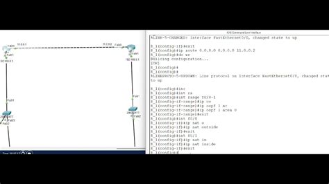 Ospf And Static Nat Configuration On Cisco Packet Tracer Youtube