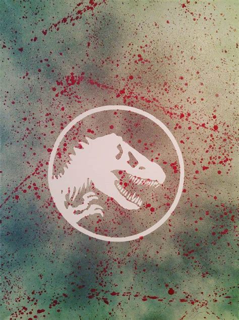 Jurassic Park Stencil Poster By Ebishop3 On Deviantart