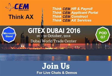 Cem Business Solutions On Linkedin Looking For Hr And Payroll Solutions On Dynamics Ax At Gitex