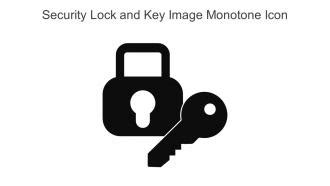 Security Lock And Key Image Monotone Icon In Powerpoint Pptx Png And Editable Eps Format PPT