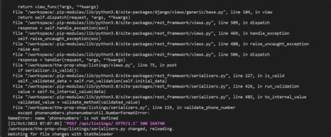Bug Nameerror Name Phonenumbers Is Not Defined · Issue 78