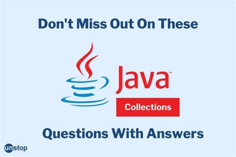 90 Java Collections Interview Questions With Answers Unstop