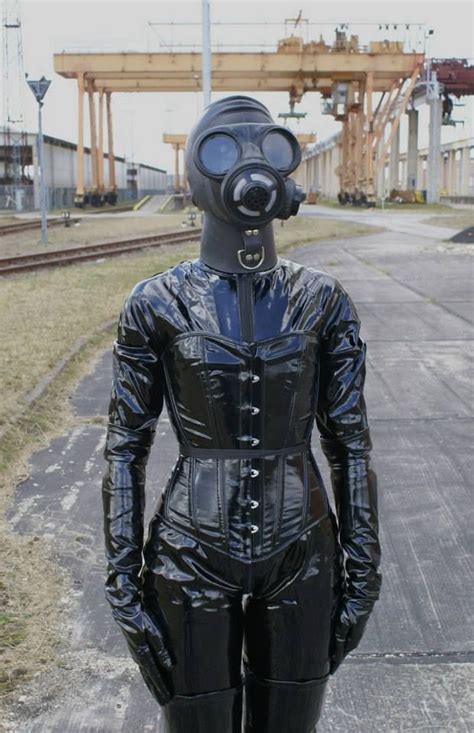 Girl In Latex And Gasmask Telegraph