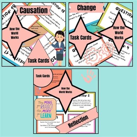 PYP Task Card BUNDLE All Key Concepts For How The World Works 160 Tasks