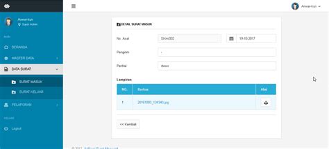 Source Code Aplikasi Surat Menyurat Berbasis Web Dan Php Gratis