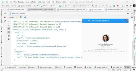 dio mvvm get api integration with provider in flutter with nested json