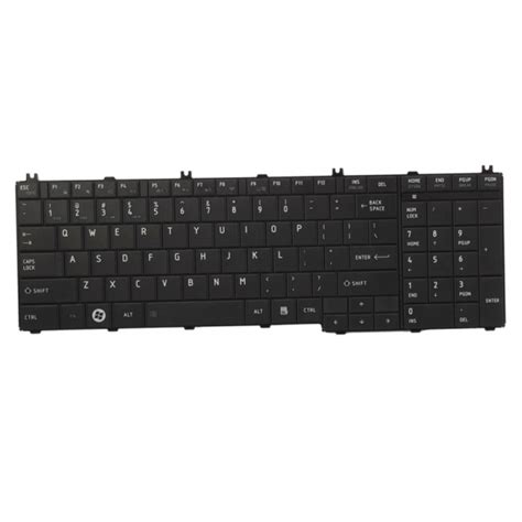 Laptop Keyboard For Toshiba Satellite C655 Series Black Us