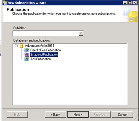 Snapshot Replication On Sql Server Database Tutorials