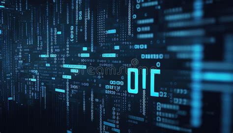 Code Abstract Background For Software Developers Stock Illustration