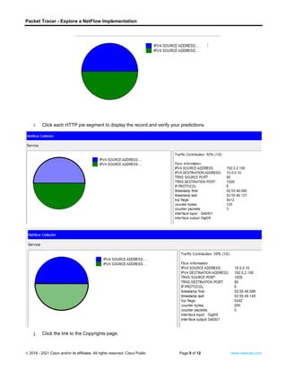 Packet Tracer Explore A Net Flow Implementation PDF
