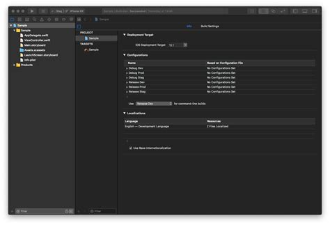 Github Andrejkolar Xcodeenvironments Example Project For Setting Up Different Environments In
