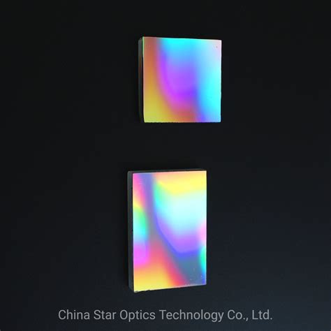 Optical Glass K9 Reflective Diffraction Ruled Grating Custom Uv Blazed