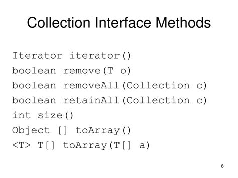 Ppt Collection Iterable And Iterator Interfaces Powerpoint