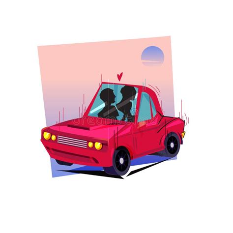 Sex In A Car Stock Illustration Illustration Of Sitting 121121594