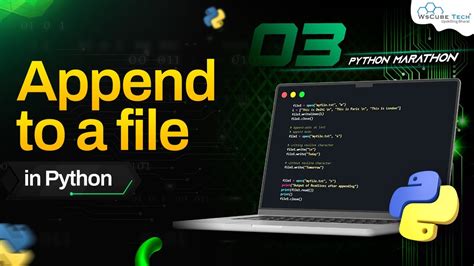 How To Append To A File In Python Python Program Python Programming Tutorial YouTube