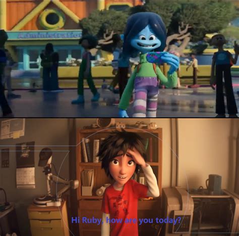 Ruby Makes A Video Call With Hiro By Kawat3ngusan On Deviantart