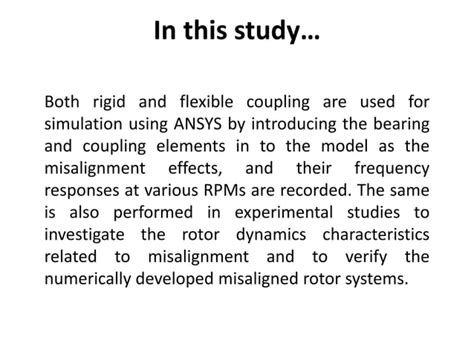 Vibration Analysis Due To Shaft Misalignment Pptx Radio Control Hobbies And Interests