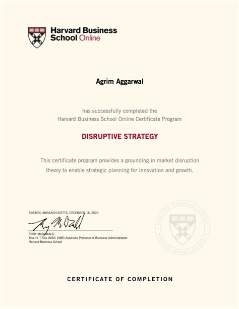 Agrim Aggarwal On Linkedin Learning Disruption Disruptivestrategy Harvardbusinessschool
