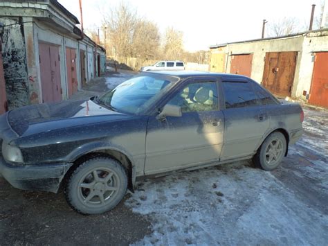 Мойка после того как КАМАЗ окатил грязью — Audi 80 B4 2 л 1994 года мойка Drive2