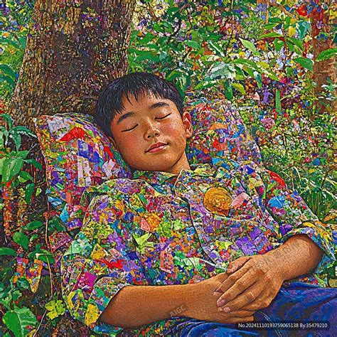 Ai创作图油画就睡到哪 基诺族男孩 儿童厚涂油画肌理 大树下纳凉的人 小学生睡午 手绘黎族男孩 阿昌族男孩 高山族男孩 树下纳凉树下乘凉 黎族男孩 大树底下好乘凉 布朗族男孩 朝鲜族男孩 休息