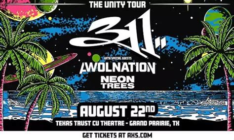 311 Unity Tour 311 Unity Tour With Special Guest Awolnation And Neon Trees Groupon