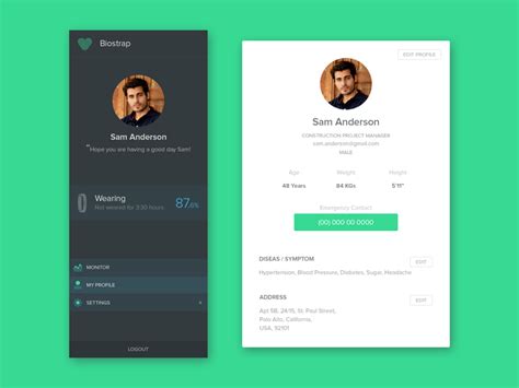 50 User Profile Page — Design Inspiration