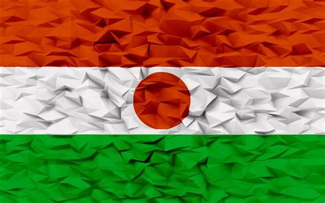 다운로드 니제르의 국기 4k 3d 다각형 배경 니제르 국기 3d 다각형 텍스처 3차원 니제르 깃발 니제르의 날 니제르 국가 상징 3d 아트 니제르 바탕