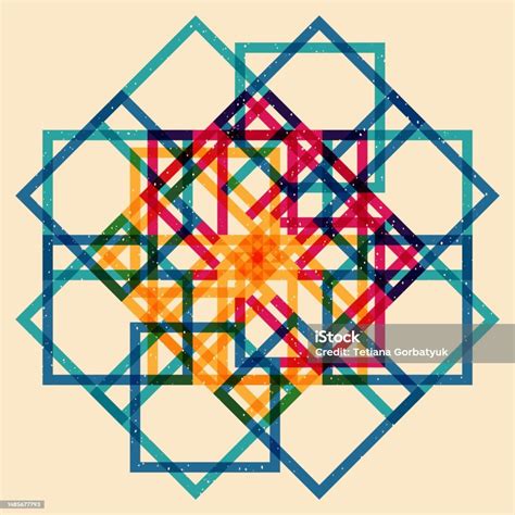 Riso 인쇄 효과가 있는 기하학적 개체입니다 벡터 직물 섬유 의류 포장지 벽지 포스터를 위한 그래픽 요소 그래픽 요소입니다 당신의 자신의 훈장 또는 디자인을 위해 완전히