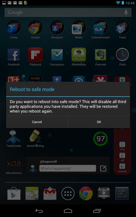 How To Boot The Google Nexus Tablet In Safe Mode