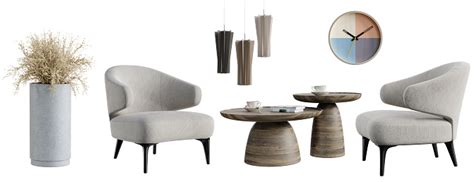 흰색 배경에 격리 된 인테리어 디자인에 사용하기위한 다양한 요소 3d 렌더링 장식품에 대한 스톡 사진 및 기타 이미지 장식품 장식함 집 내부 Istock