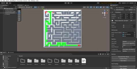 Maze Generator Unity Editor Extension By Asdfalpha