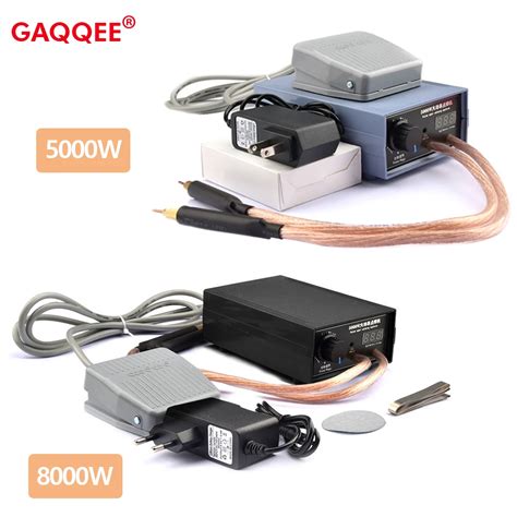 니켈 스트립이 있는 미니 스폿 용접기 5000w 8000w 03mm 1200a 전류 조절 가능 18650 배터리 Diy 도구 Aliexpress