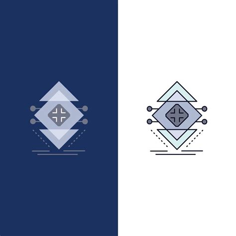 Computing Data Infrastructure Science Structure Flat Color Icon Vector 14844666 Vector Art At