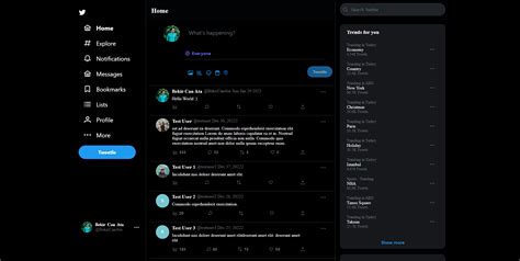 Github Bekircnatatwitter Clone