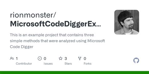 Github Rionmonstermicrosoftcodediggerexamples This Is An Example Project That Contains Three